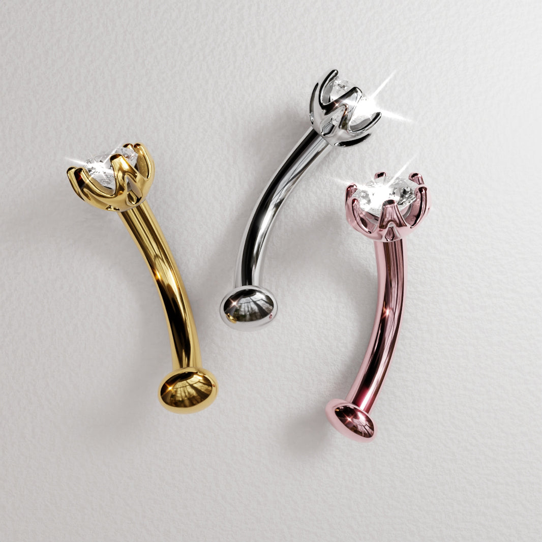 Jolie Co Fine Navel Jewelry Custom Fitted to Your Belly Piercing ...
