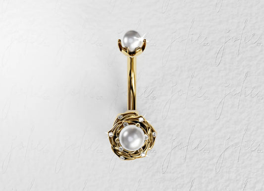 Jolie Co Fine Navel Jewelry Custom Fitted to Your Belly Piercing ...